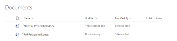 Add And Manage SharePoint Files Using PnP PowerShell